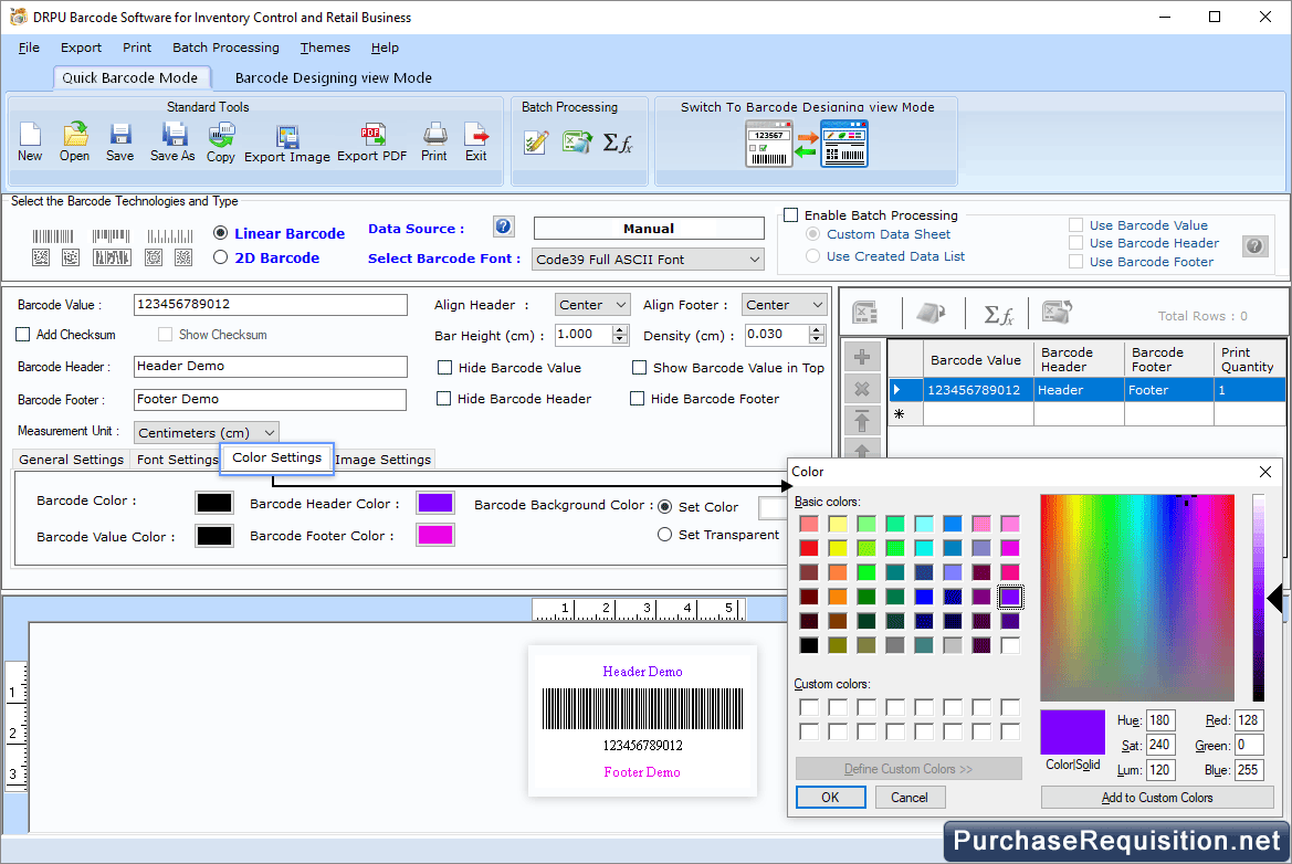 Inventory barcode software create retail barcodes labels stickers tag